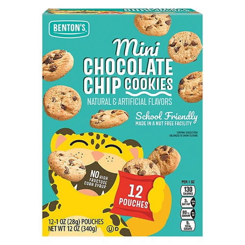 Benton's Mini Chocolate Chip Cookie Snack Packs, 12 oz - Walmart.com