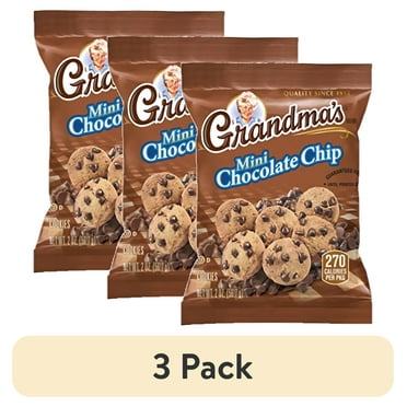 Grandma's Mini Chocolate Chip Cookies 2 Oz., 10 Pack - Walmart.com