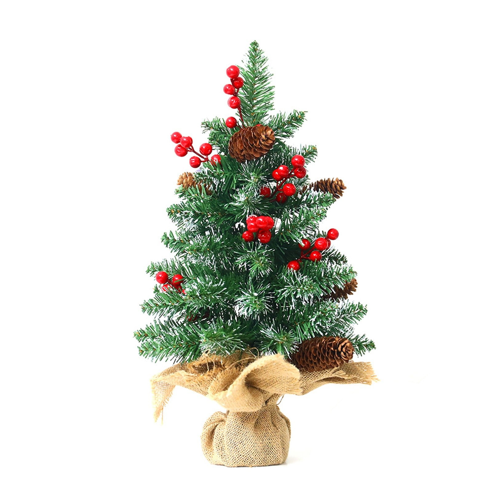 Mini Christmas Tree Desktop Simulation Plant Ornament Christmas As If ...