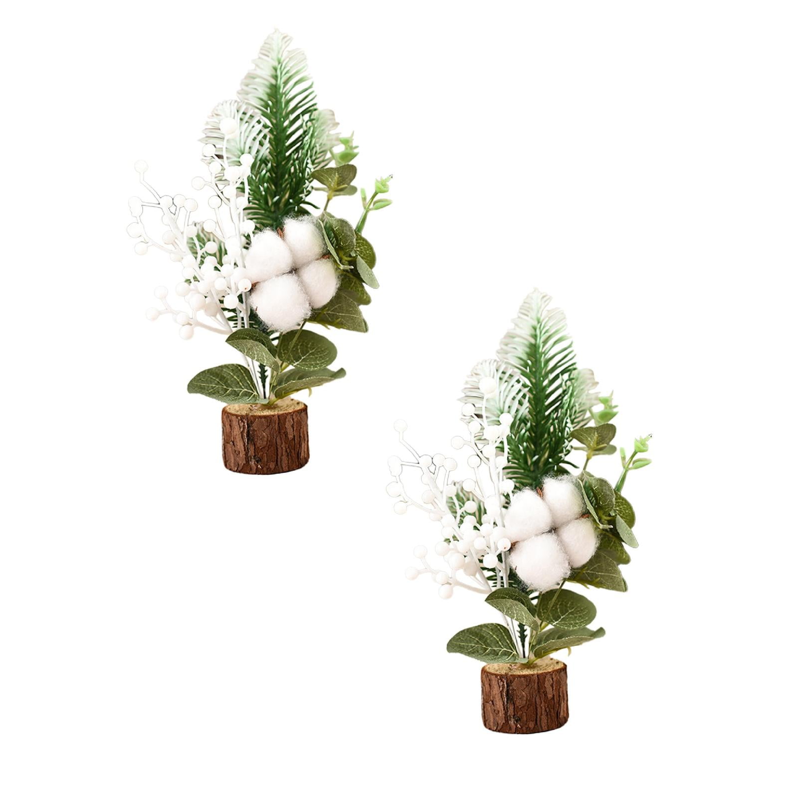 Mini Christmas Tree Table Decorations Trees Tabletop Centerpiece ...