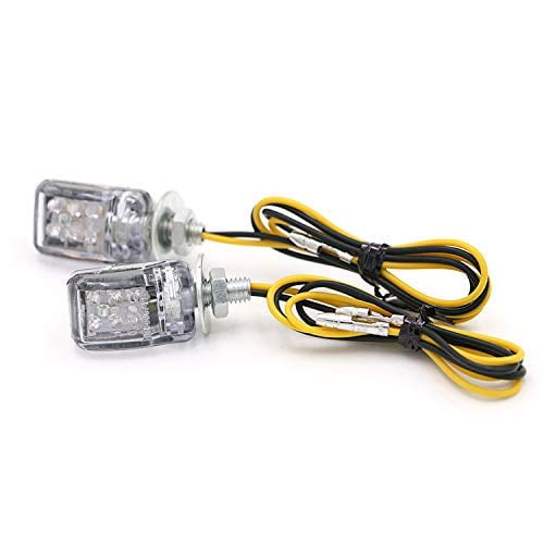 Mini Chrome Frame Turn Signal Light Indicator Light Flash Blinker Lamp ...