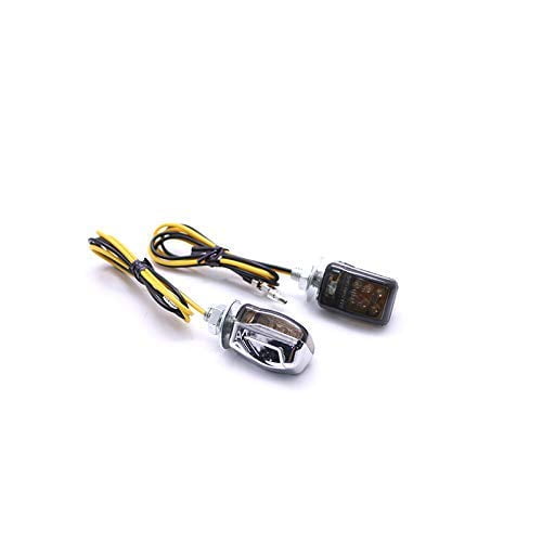 Mini Chrome Frame Turn Signal Light Indicator Light Flash Blinker Lamp ...