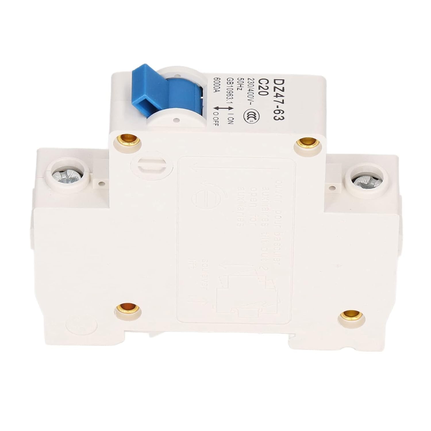 Mini Circuit Breaker, DIN Rail Mount Circuits Breakers 6000A Breaking ...