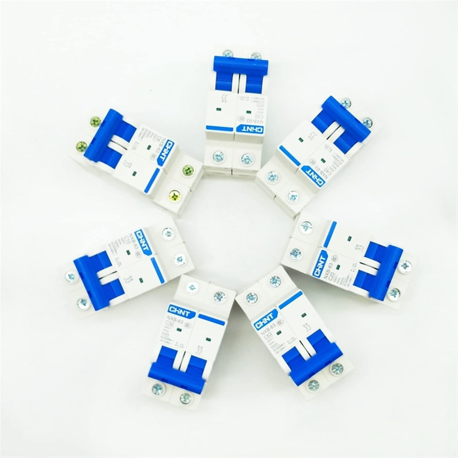 Mini Circuit Breaker NXB-63 2 Poles C type1A 2A 3A 4A 6A 10A 16A 20A ...