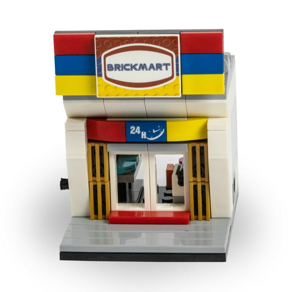 Brick Loot Mini City Brickmart Store Brick Building Kit, 122 Pieces ...