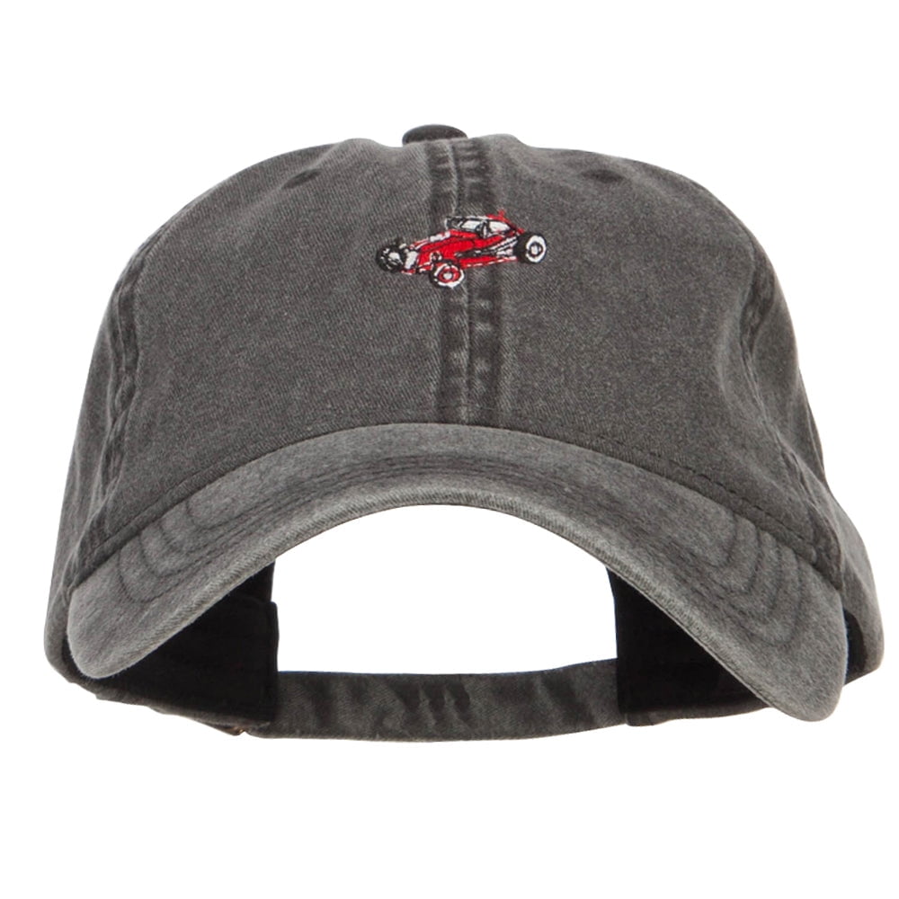 Mini Classic Car Embroidered Washed Cap - Black OSFM - Walmart.com
