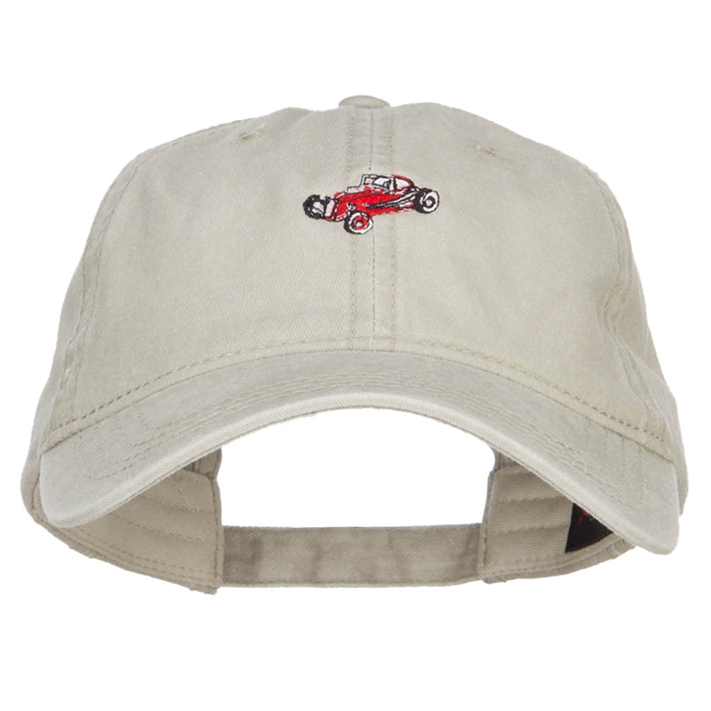 Mini Classic Car Embroidered Washed Cap - Stone OSFM - Walmart.com
