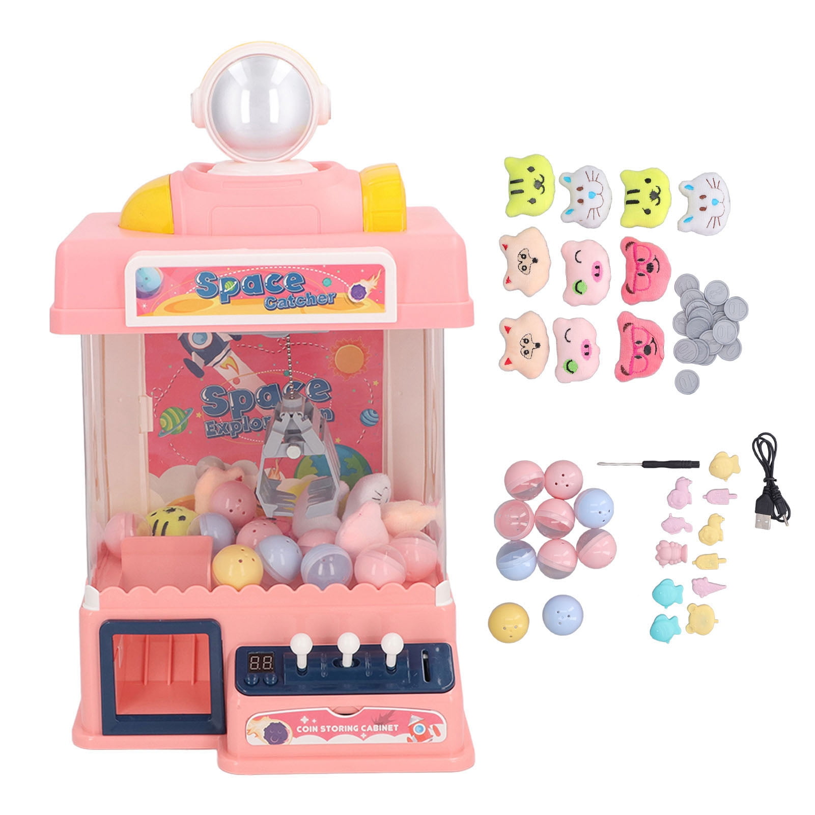 Mini Claw Machine Portable Sound Effect Cultivate Direction Balance ...