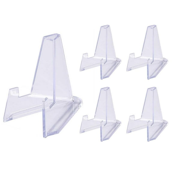 Mini Clear Acrylic Easel Display Stands, Sports Card Stands,Badges ...