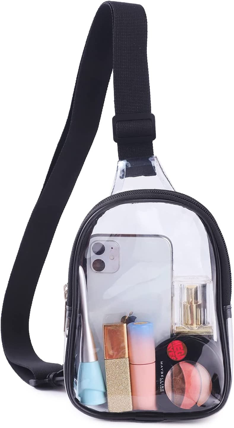 Mini Clear Bag for Concert, Travel Use, PVC Waterproof Crossbody Bag ...