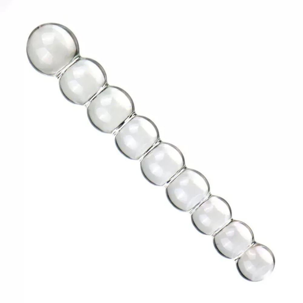 Mini Clear Beads Glass Body Massager Crystal Personal Massage Wand for ...
