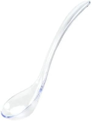 Mini Clear Plastic Ladle – Disposable, Small Plastic Serving Spoon for ...