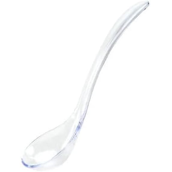 Mini Clear Plastic Ladle – Disposable, Small Plastic Serving Spoon for ...