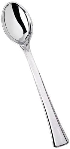 Mini Clear Plastic Spoon – Durable Disposable Utensils for Desserts ...