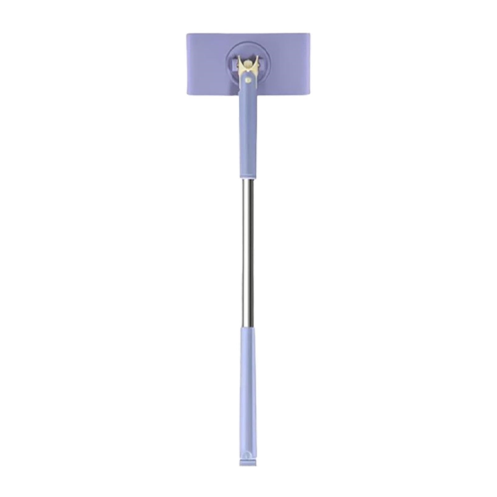 Mini Clip Mop, Push-Pull Handle Mop No-Touch Face Towel Mop for Floor ...