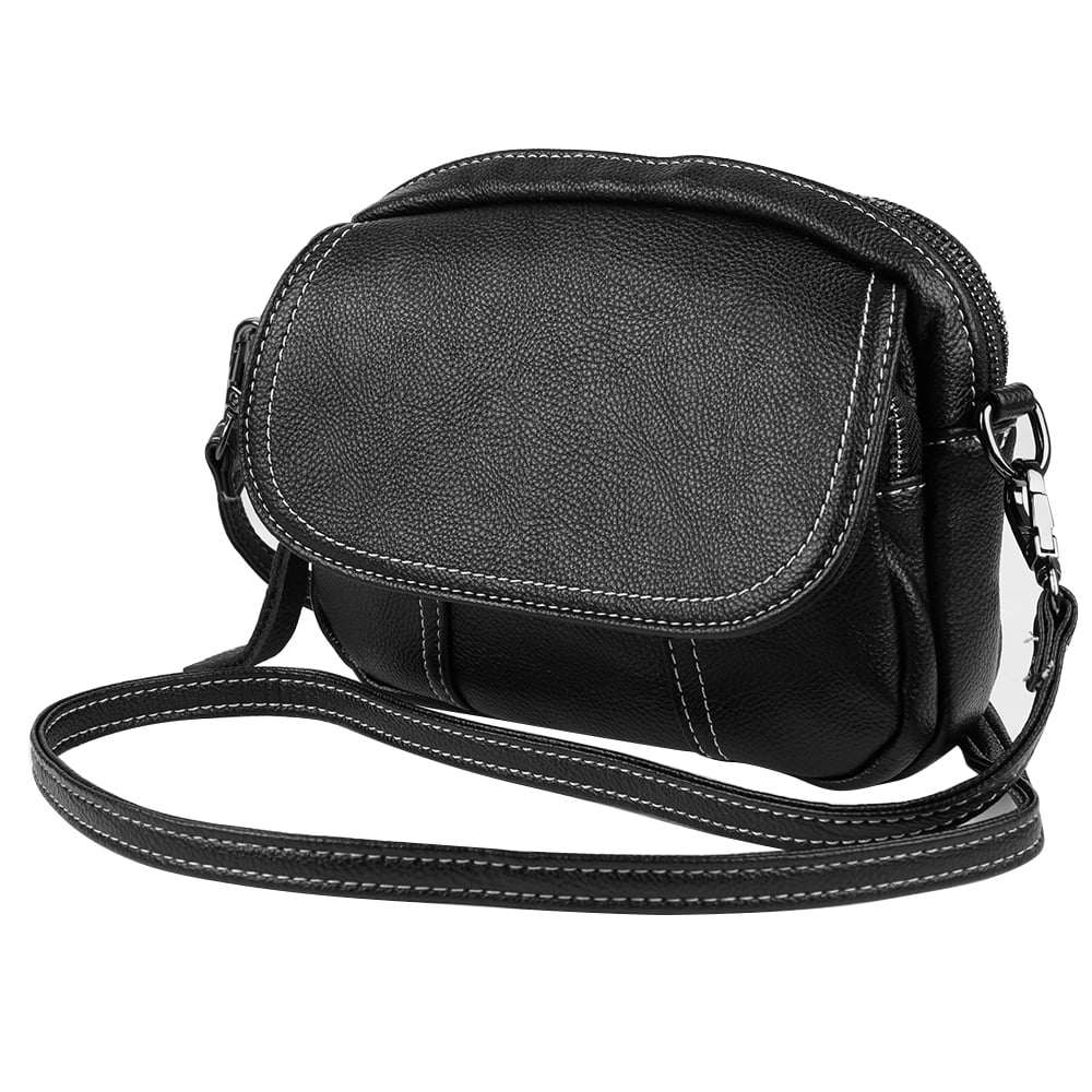 Mini Clova Women's Genuine Leather Satchel Purse with Adjustable ...