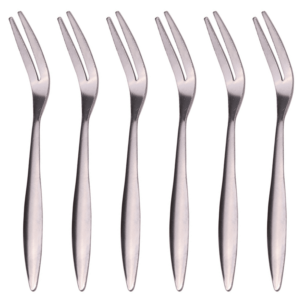 Mini Cocktail Forks Appetizer Forksstainless Steel Fruit Forks Dessert ...