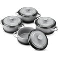 Mini Cocotte with Lid,14 OZ Small Casserole Dish for Oven,Mini ...
