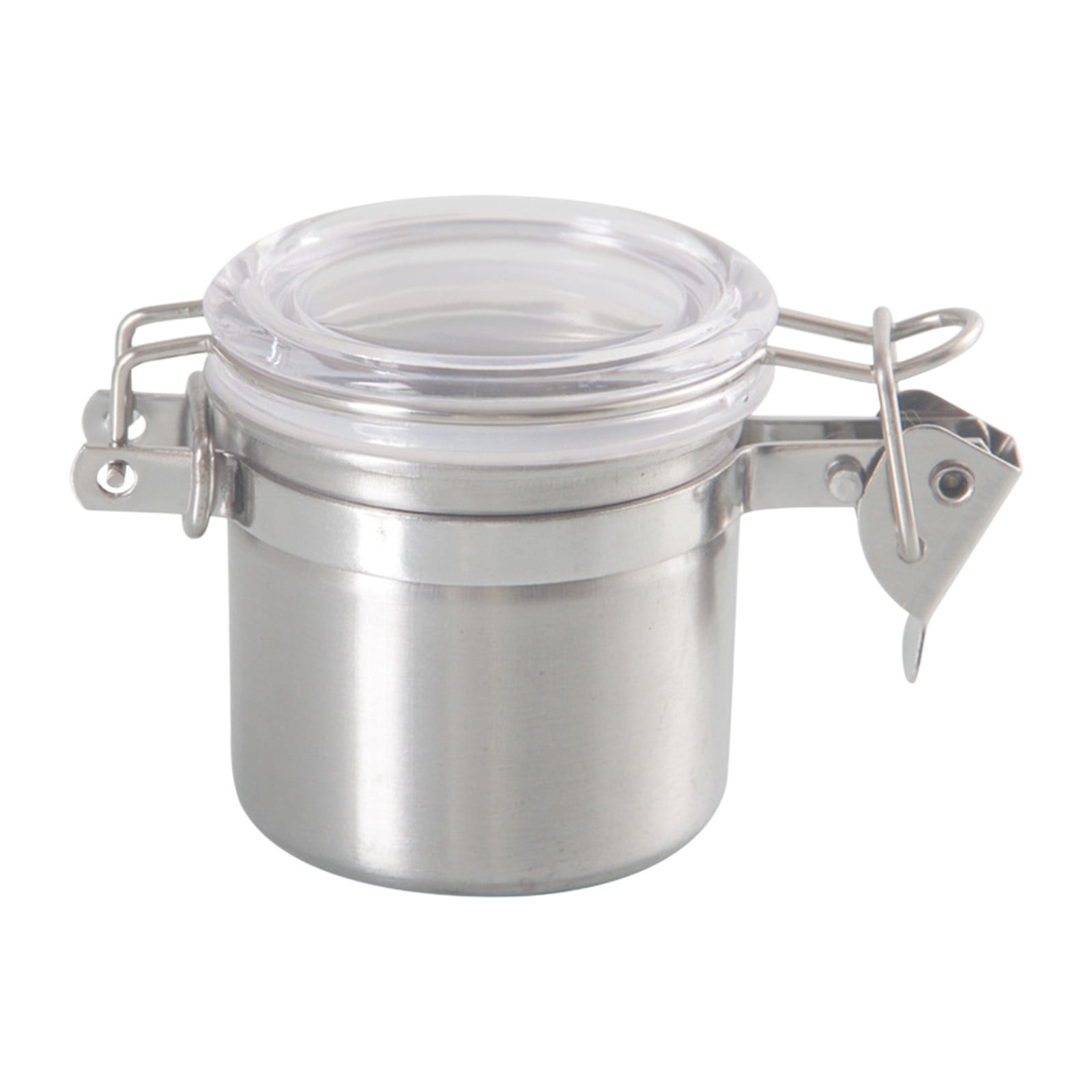 Mini Coffee Canister Airtight, Stainless Steel Container Vacuum Sealed ...