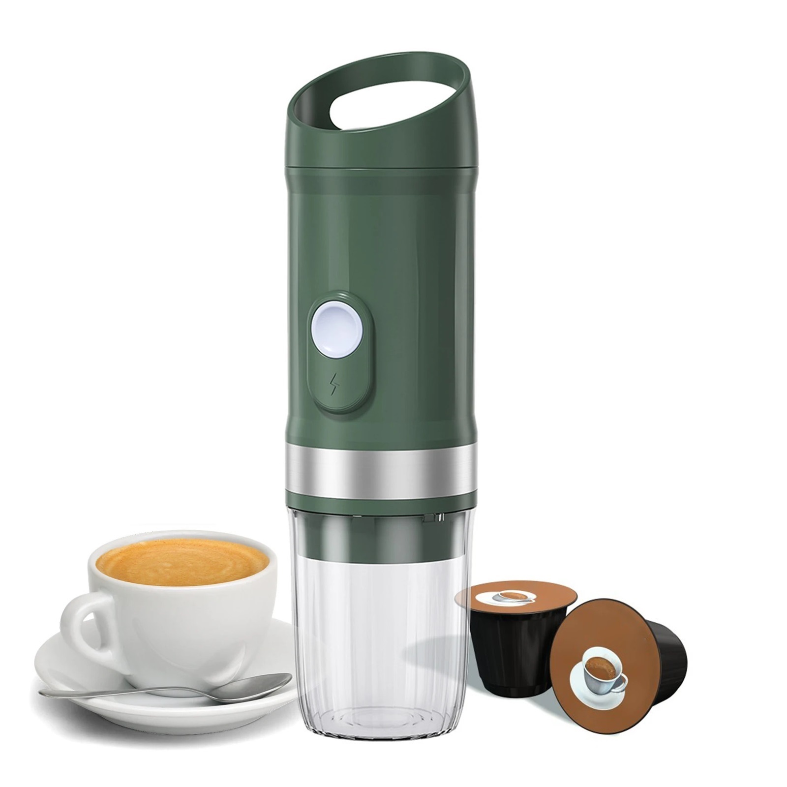 Mini Coffee Maker, Portable Electric Espresso Coffee Machine Cordless ...