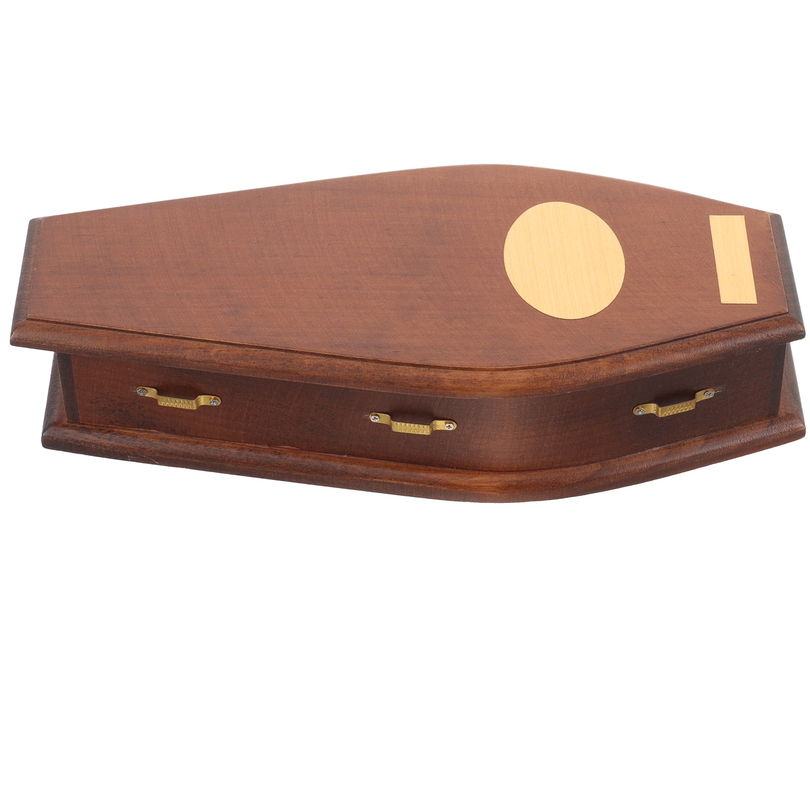 Mini Coffin Model Doll House Miniature Accessory Miniature Coffin for ...