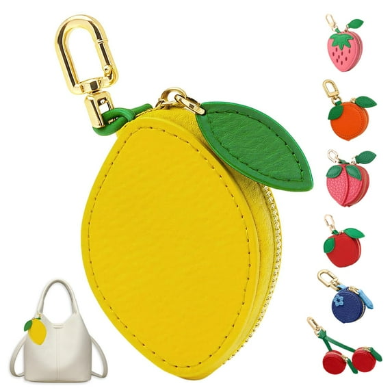 Mini Coin Keybag, Fruit Coin Purse Keychain, Purse Charms for handbags ...
