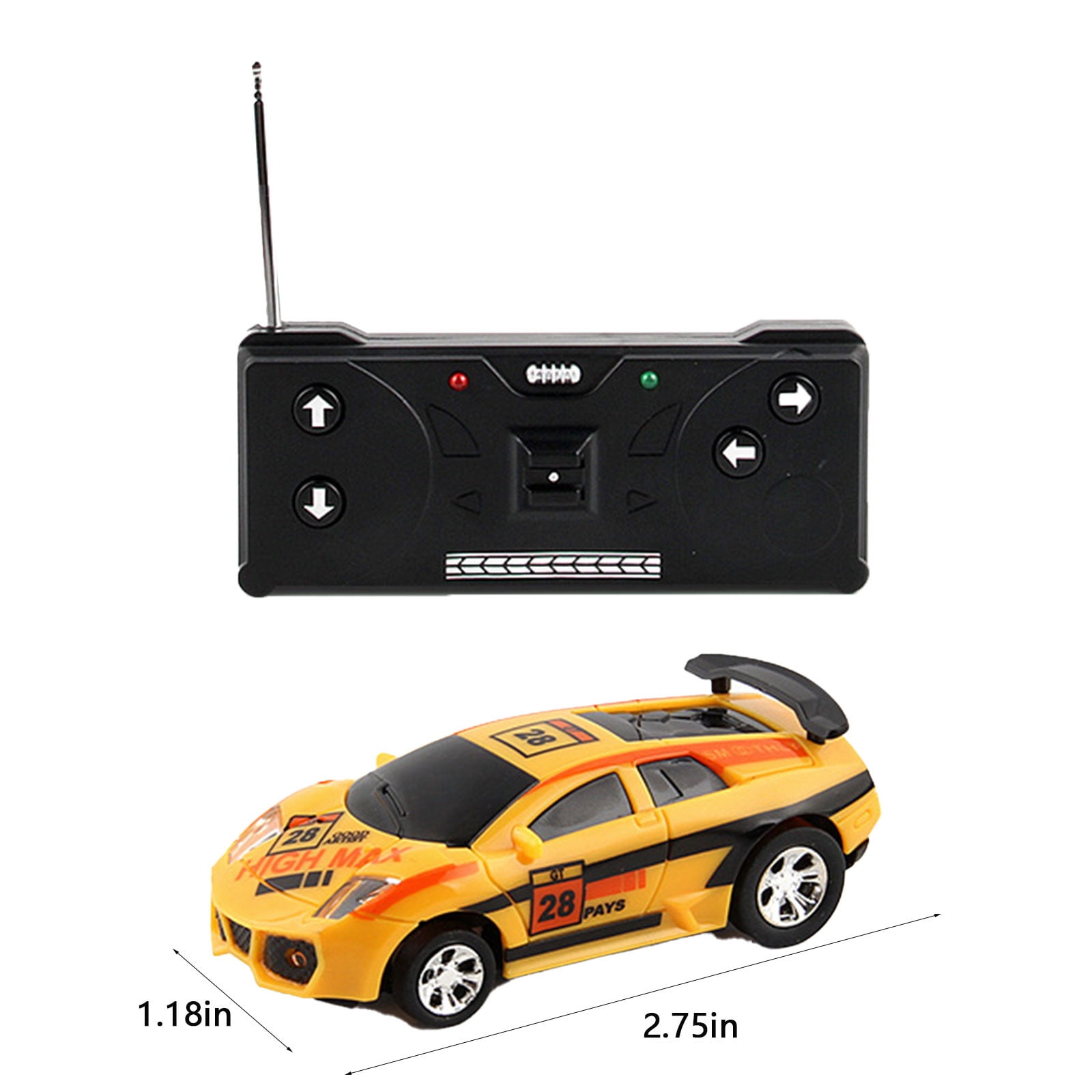 Mini Coke Can RC Drift Car, 1/43 Scale 2.4G Full Proportional RC ...