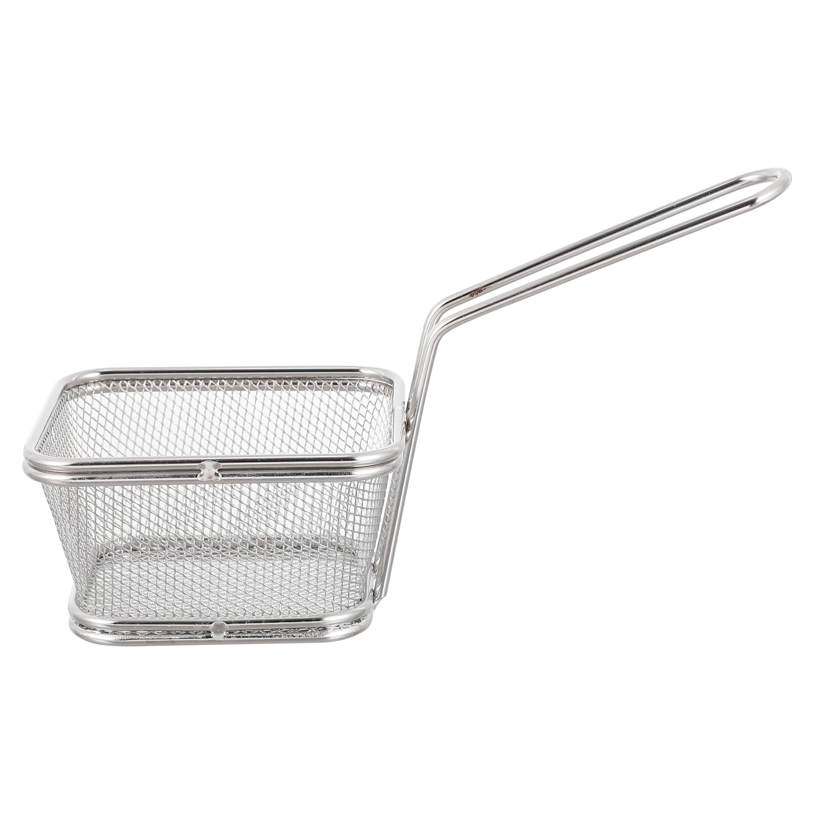Mini Colander Wire Strainer Basket Deep Fryer Storage Baskets Stainless ...