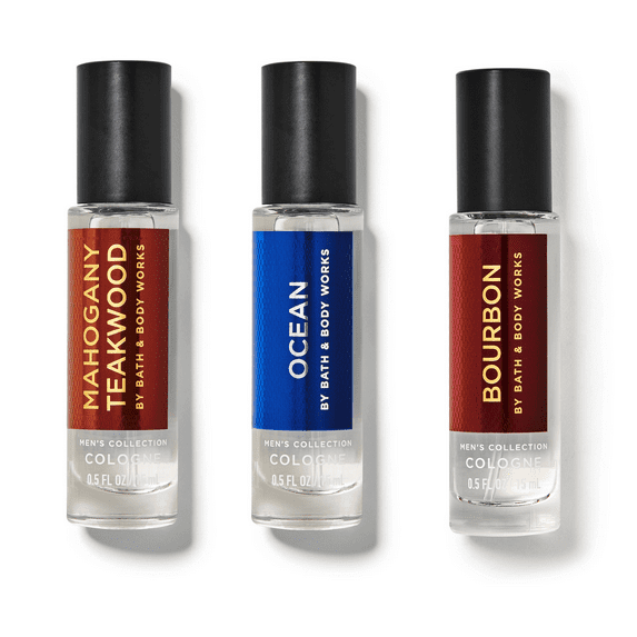 Mini Cologne Set for Men by Bath + Body Works - Mahgany Teakwood, Ocean ...