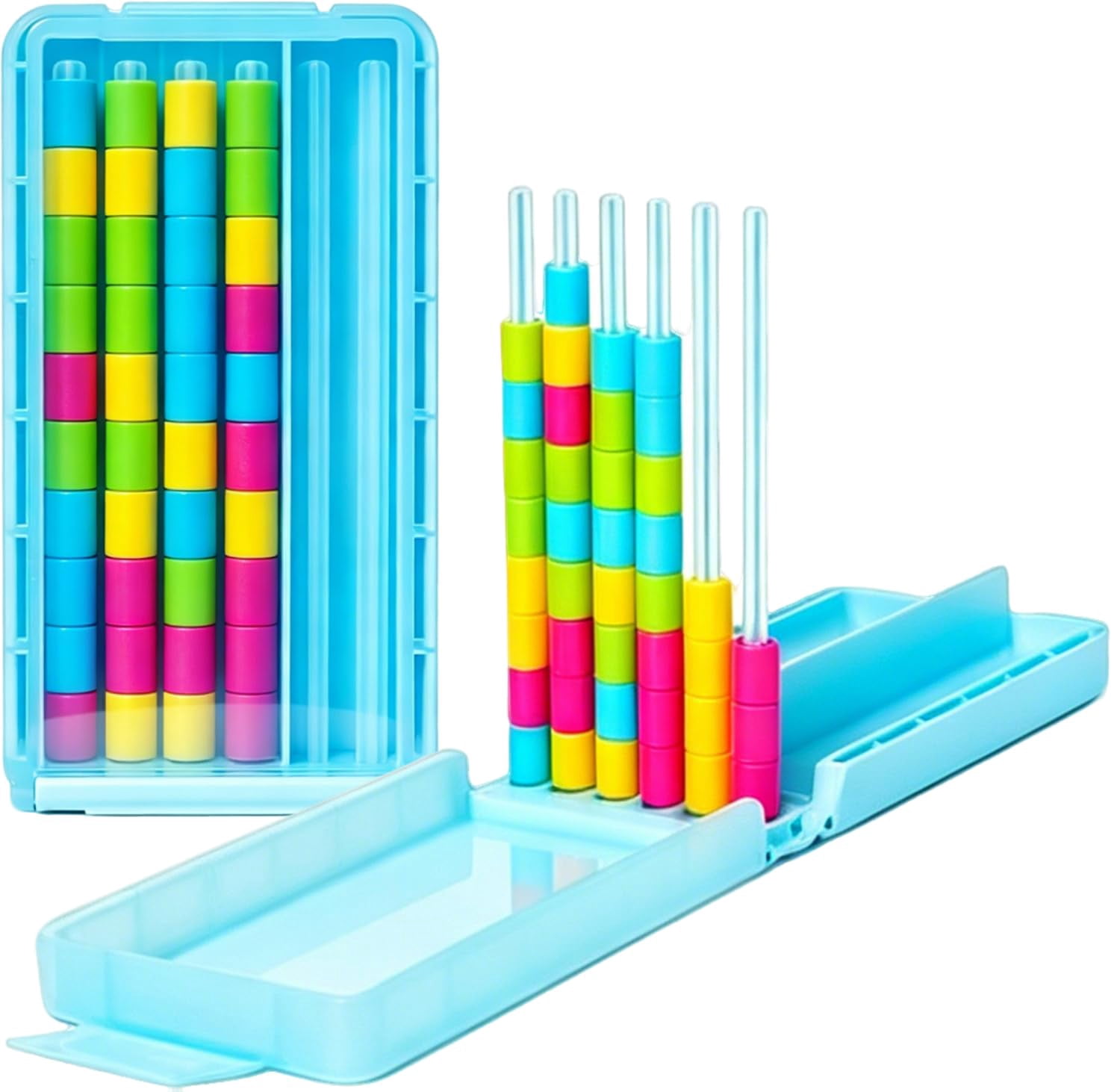 Mini Color Stack,Colorstack Challenge Game Travel Size,Fast-Paced Color ...
