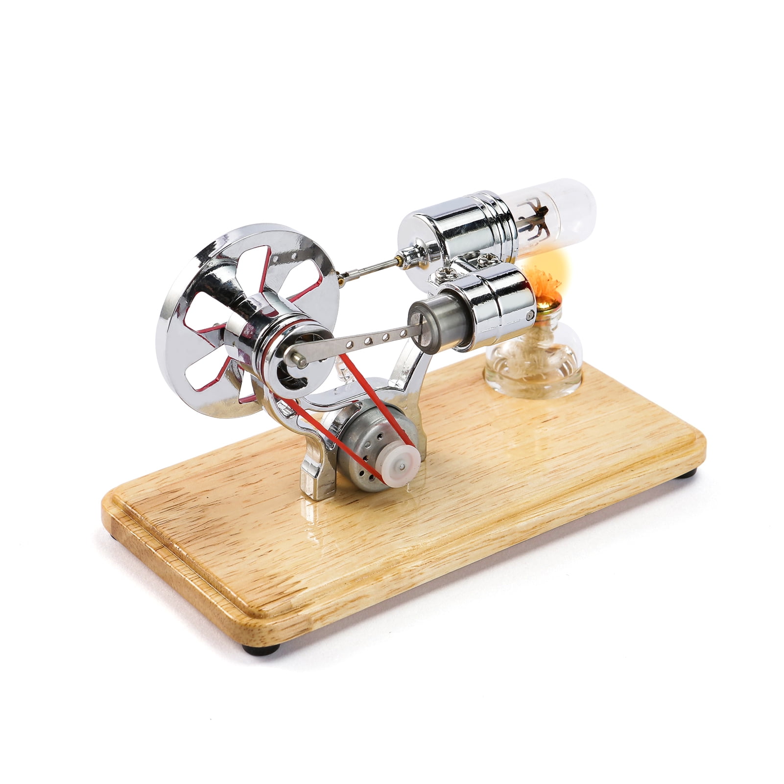 Mini Colorful LED Stirling Engine Motor Model Electricity Power ...