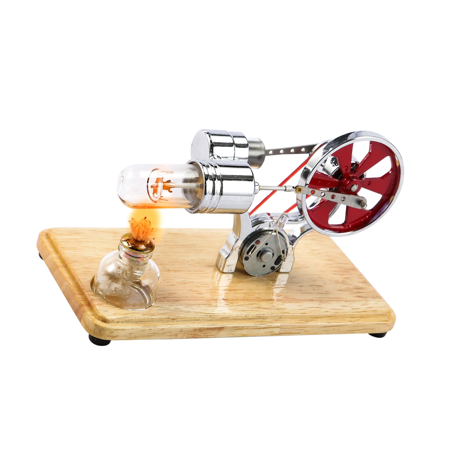 Mini Colorful LED Stirling Engine Motor Model Electricity Power ...