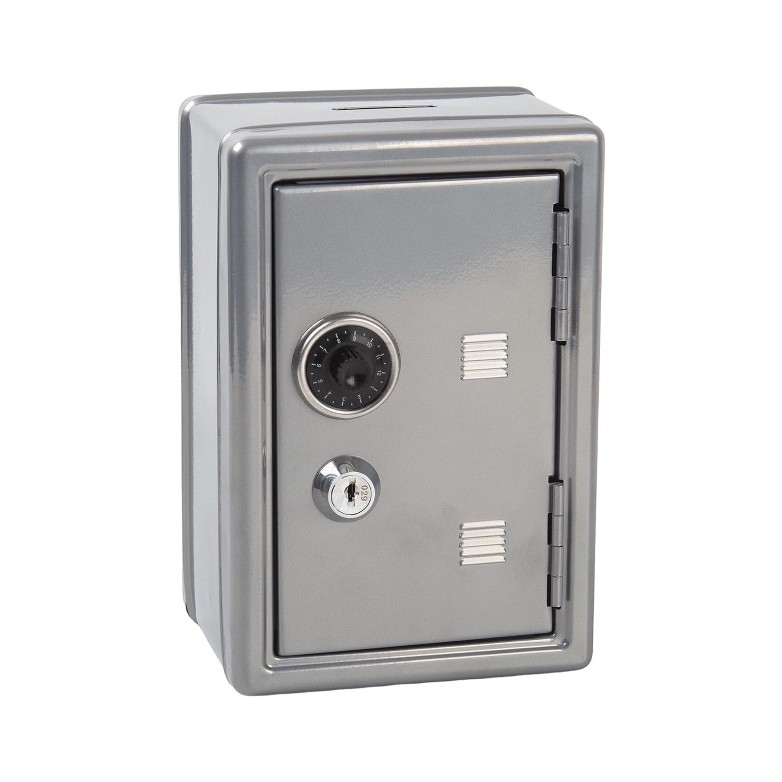 Mini Combination Safe Piggy Bank Durable Metal Locking Storage Box for ...