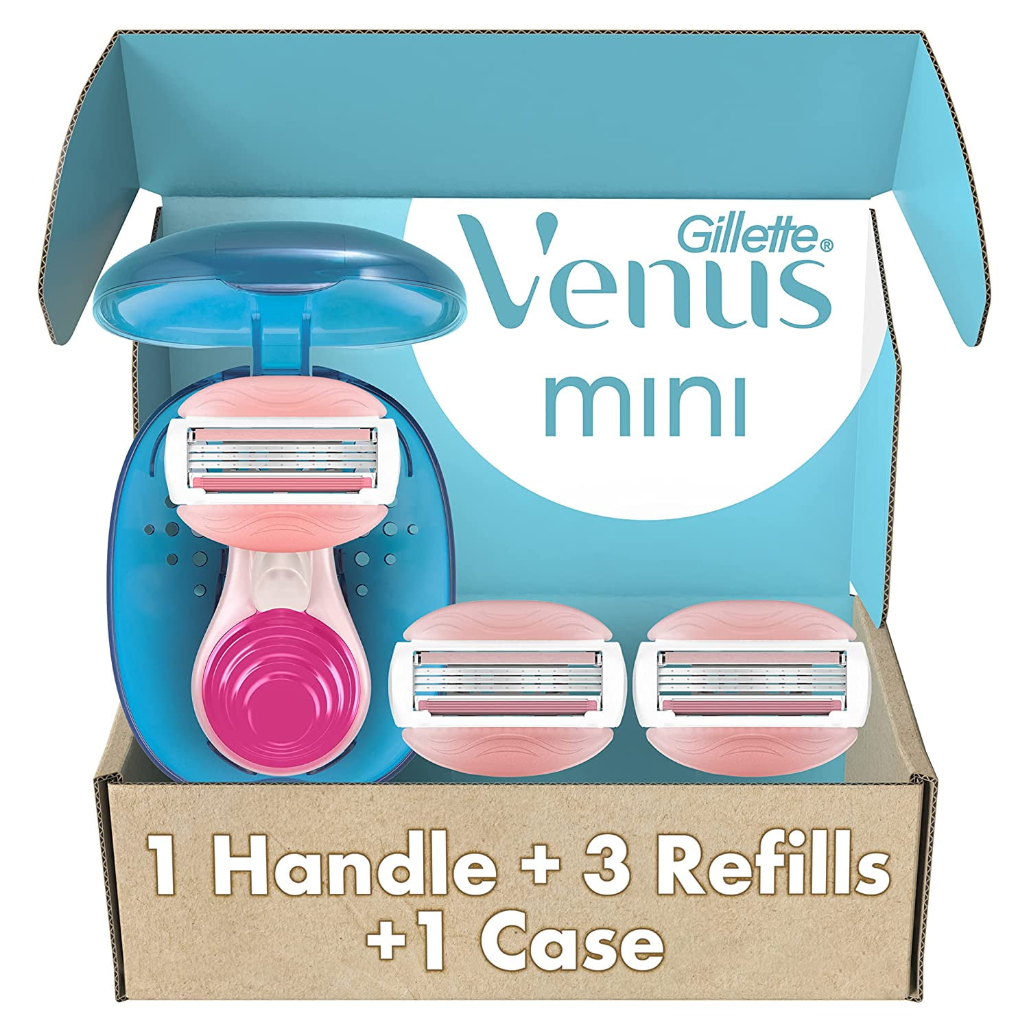 Mini ComfortGlide White Tea Razors for Women, Includes 1 Mini Handle ...