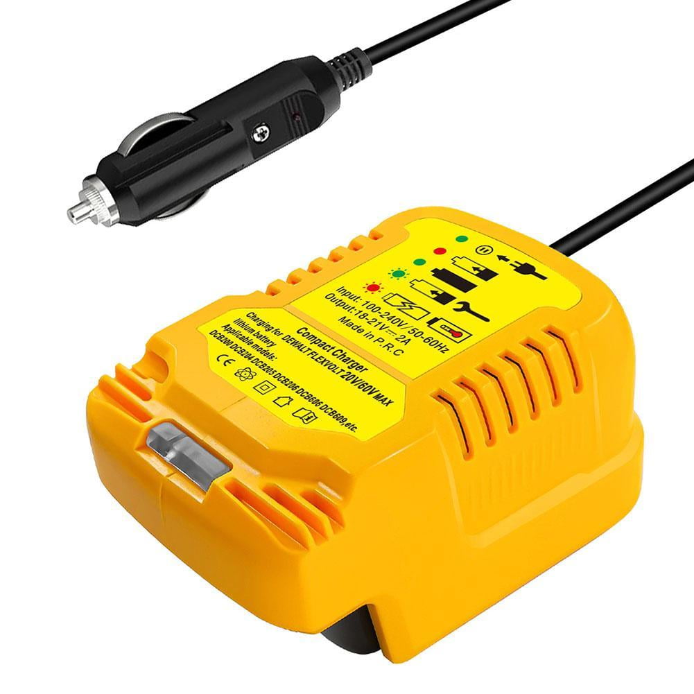 Mini Compact Car Charger 18V Lithium Ion Battery Car Plug Charger ...