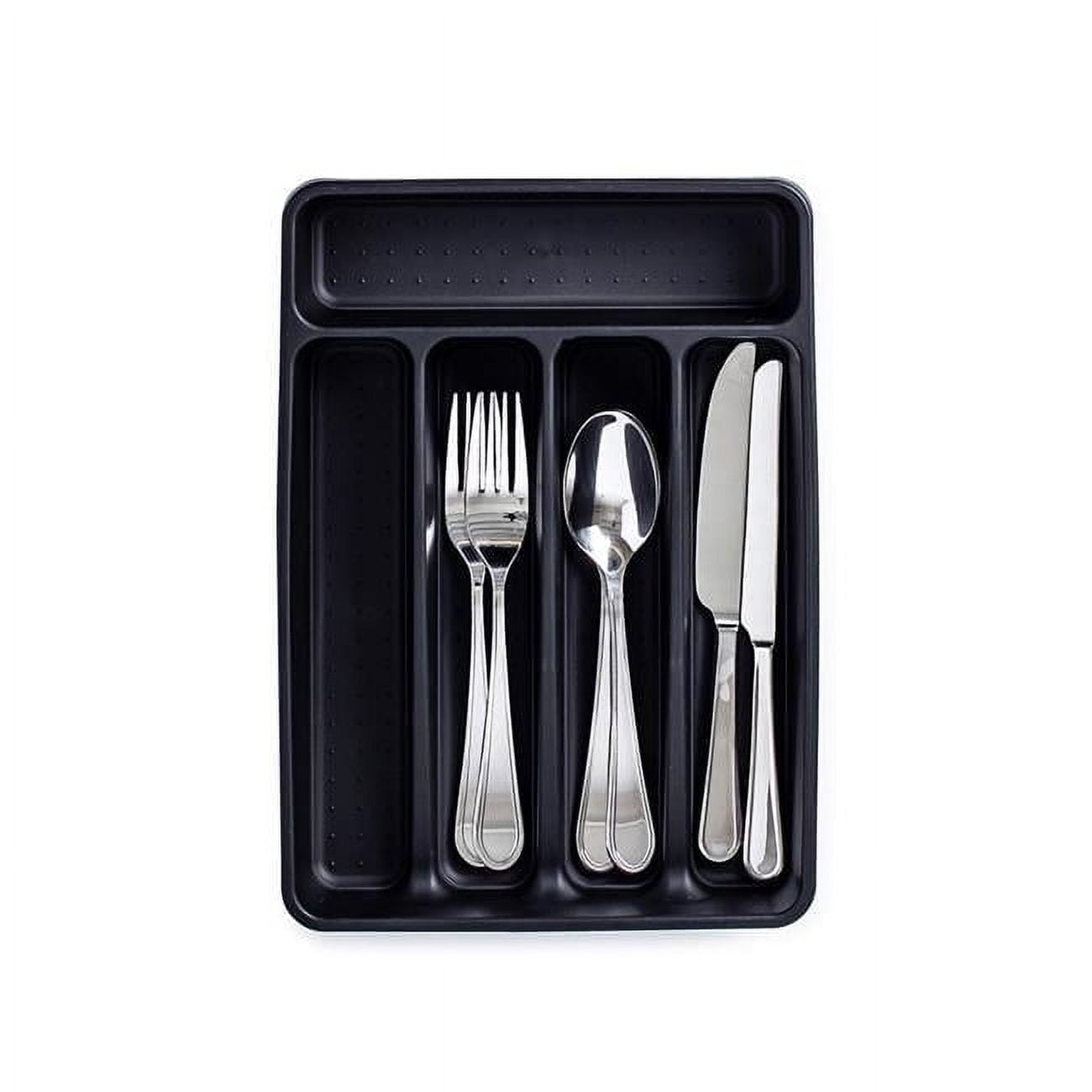 Mini Compartment Plastic Silverware Tray for Drawers - Walmart.com