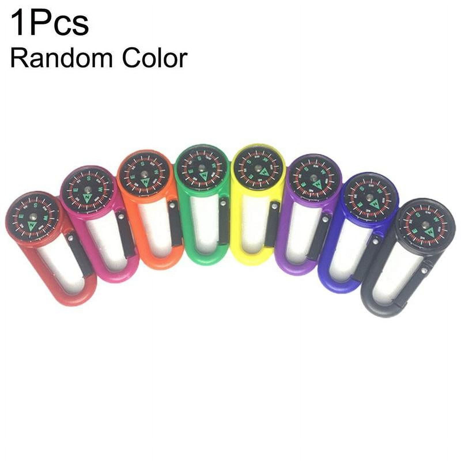 Mini Compass Keychain Survival Portable Hiking Carabiner Outdoor Y0B0 ...