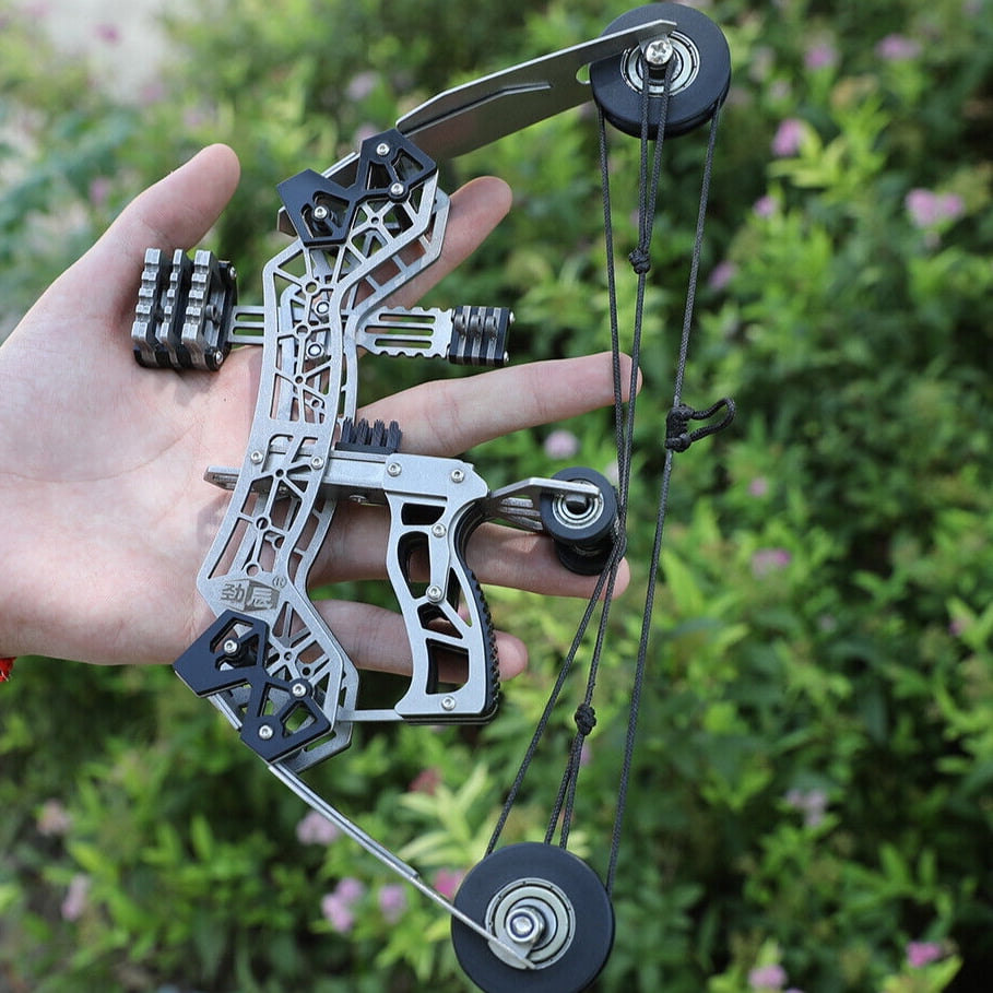 Mini Compound Bow Kit 12lbs Target Archery Gift Hunting Pocket Bow - Walmart.com