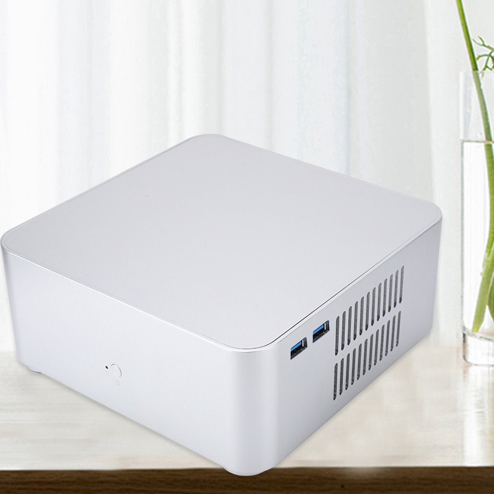 Mini Computer ITX Case, Aluminum Alloy HTPC Case Mini PC Computer Case ...