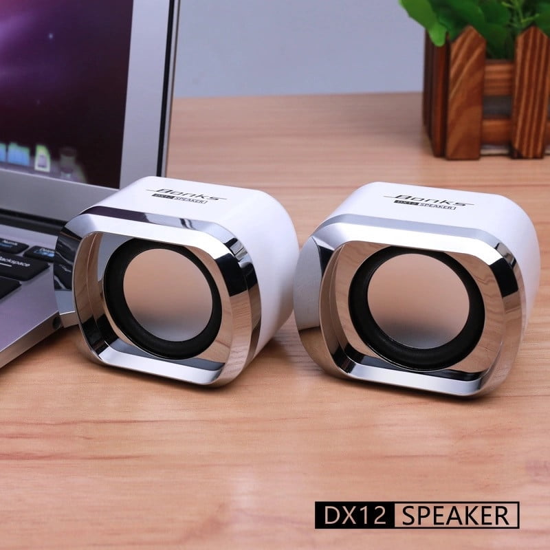 Mini Computer Speaker, USB Powered Multimedia Small Desktop Speaker ...