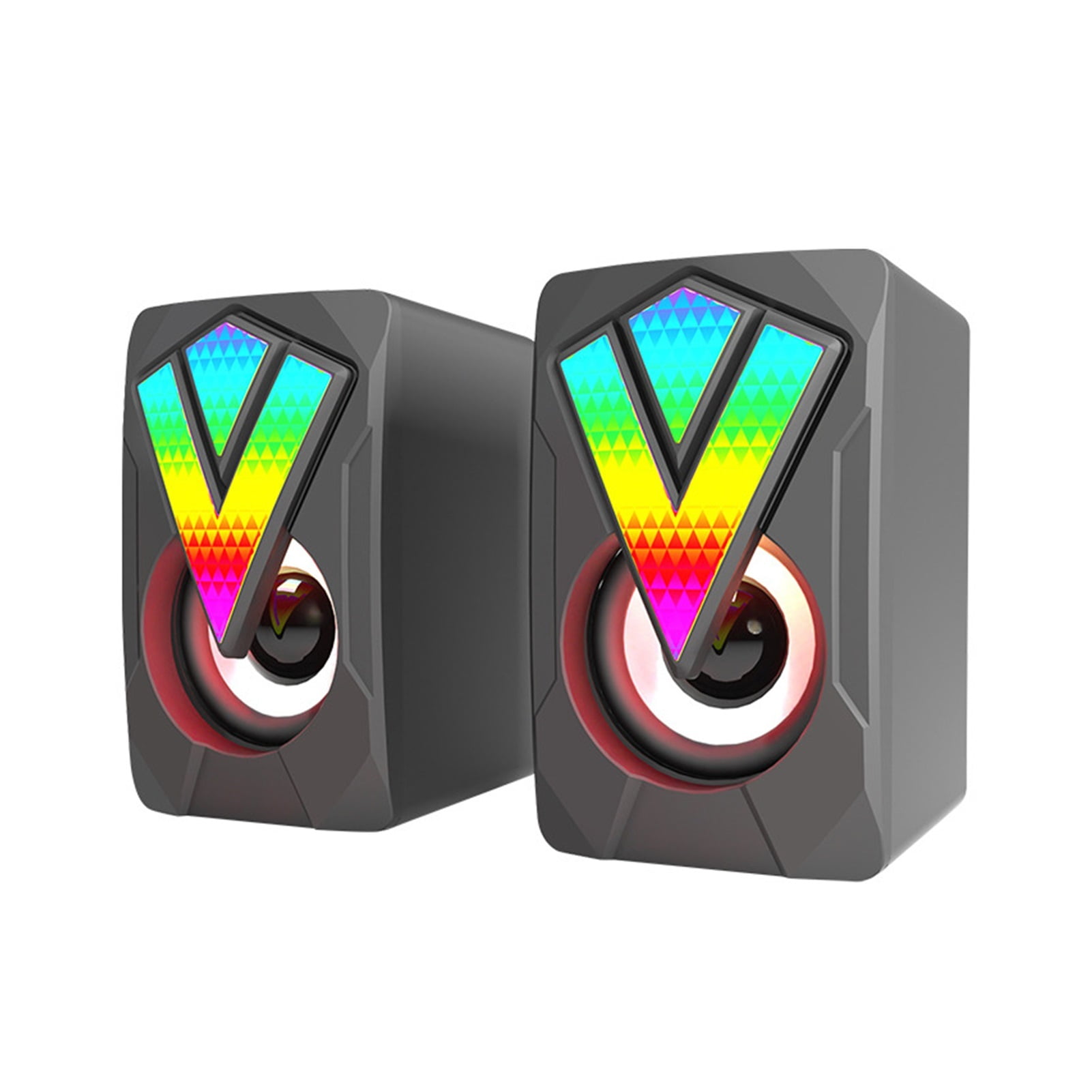 Mini Computer Speaker USB Wired Speakers 3D Stereo Sound Surround ...