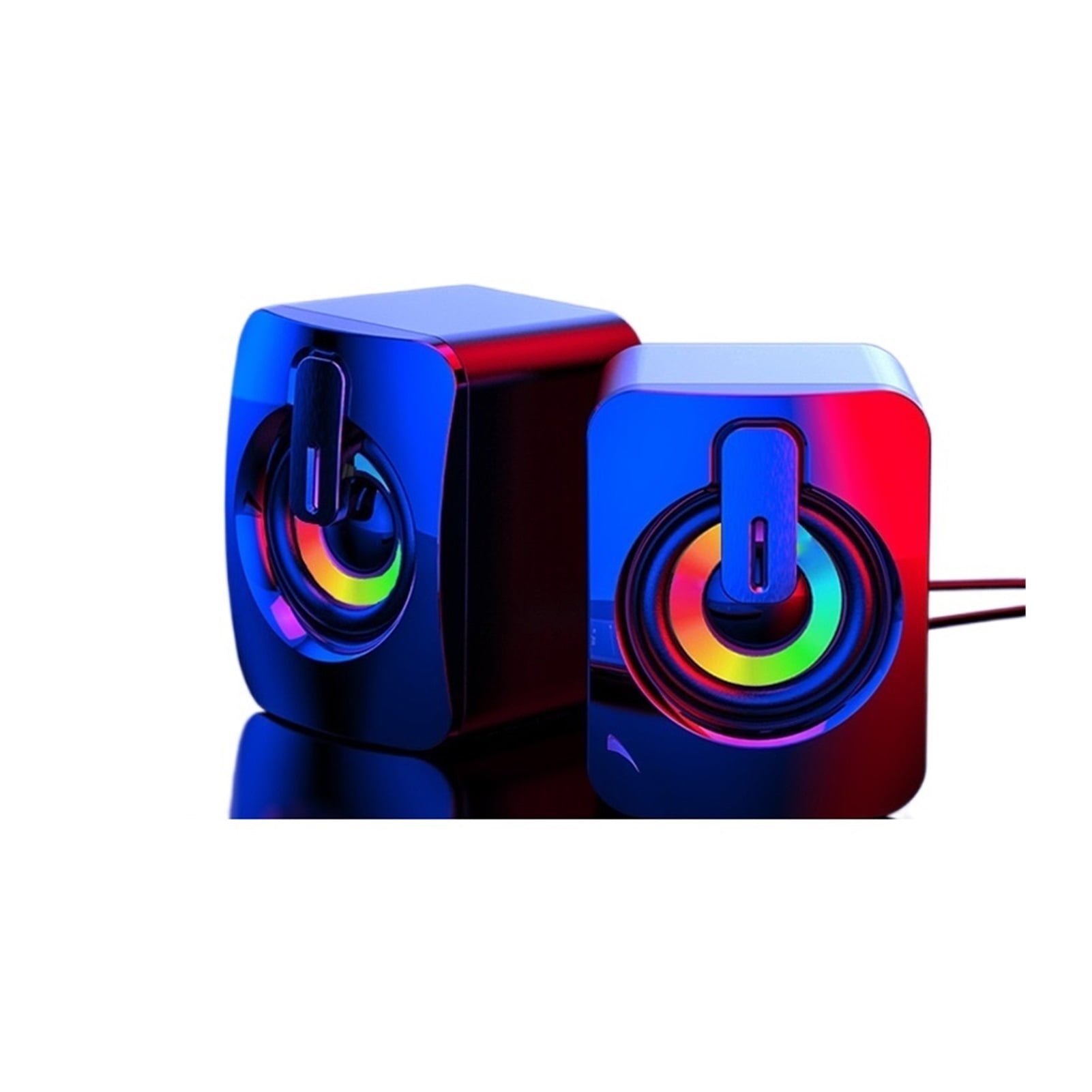 Mini Computer Speaker USB Wired Speakers 3D Stereo Sound Surround ...