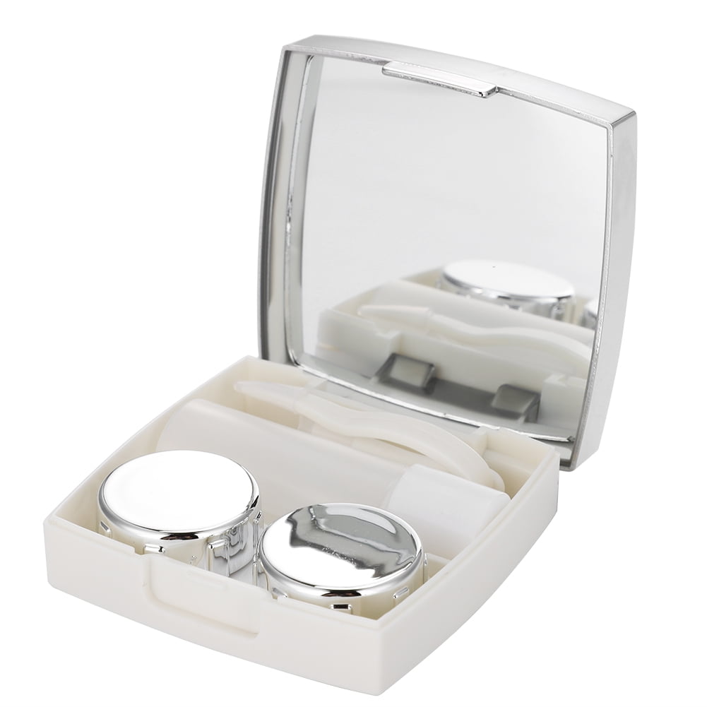 Mini Contact Lens Holder Eye Care,Lenses Container Case,Portable Mirror ...