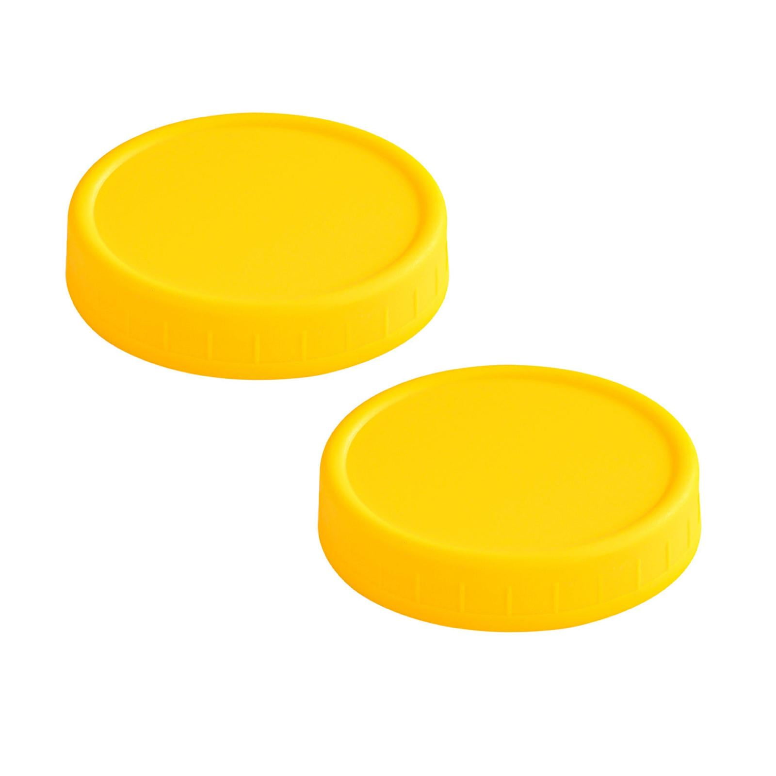 Mini Containers Cornucopia Wide Mouth Plastic Mason Jar Lids (10Pack ...