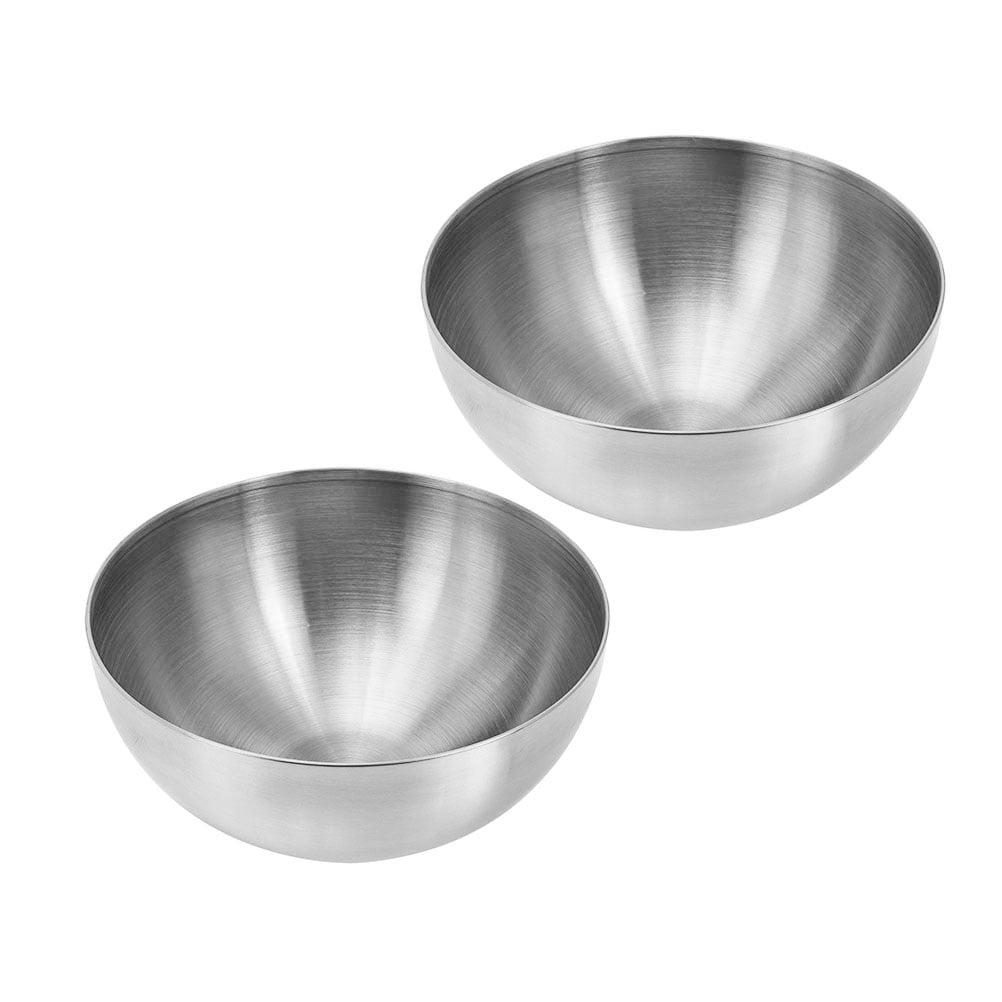 Mini Containers Stainless Steel Salad Bowl Serving Large Noodle Cereal ...