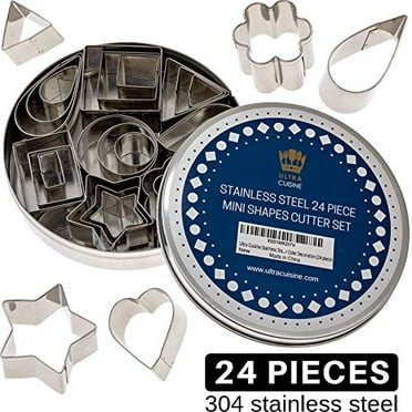 Wilton Cookie Cutter Set, Basic Shapes 6 ct. 2308-1235 - Walmart.com