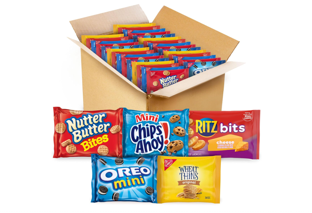 Mini Cookies, Mini CHIPS AHOY! Cookies, RITZ Bits Cheese Crackers ...