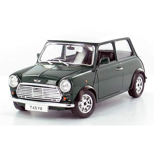 Mini Cooper Diecast Model 1:24 scale Dark Green Bburago - Walmart ...