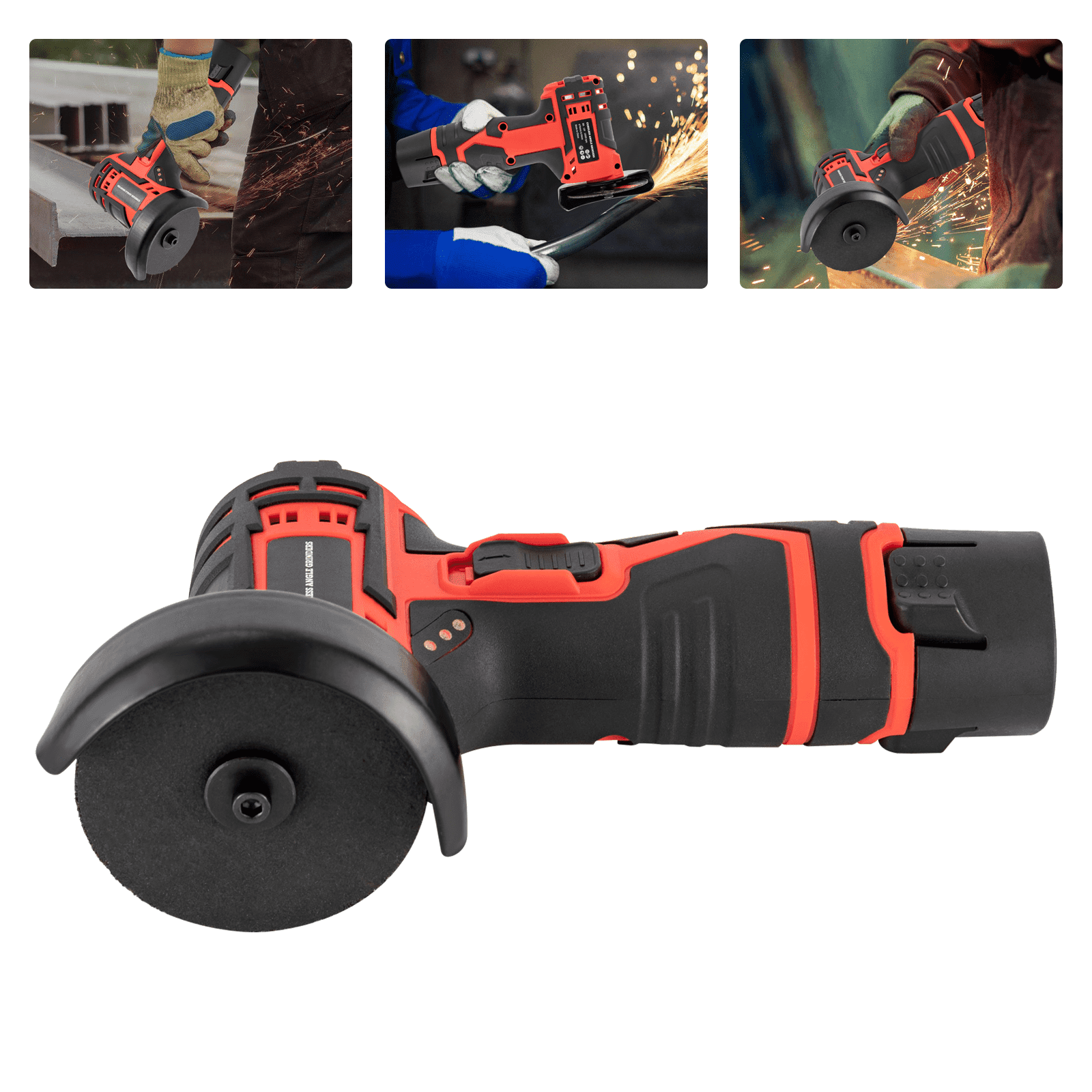 Mini Cordless Angle Grinder Circular Grinding Machine Battery-powered ...