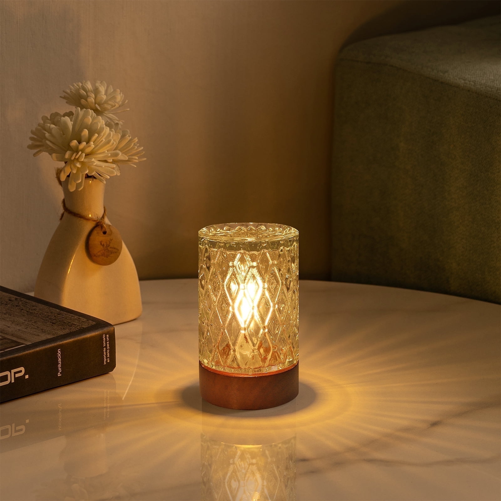 Mini Cordless Battery Night Light,Sleep Nightlights,Battery Operated ...